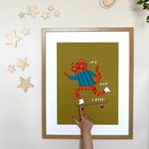 It's How I Roll Leopard Art Print – MINIBEAU