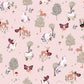 Magical Forest Pink Wallpaper – MINIBEAU